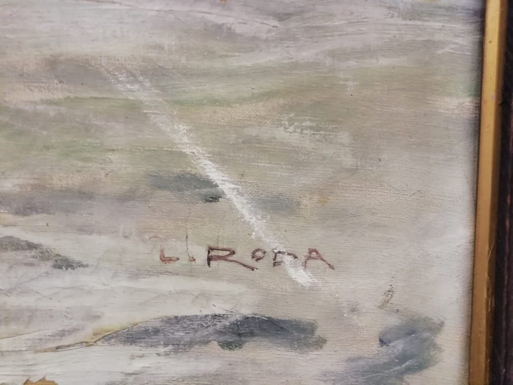 Dipinto firmato Leonardo Roda - ANTIKIDEA Dipinto firmato Leonardo Roda - ANTIKIDEA